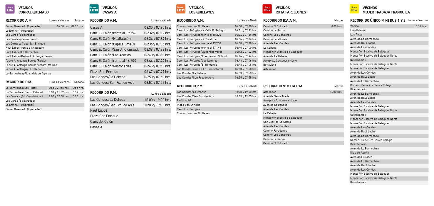 BusCar - Lo Barnechea